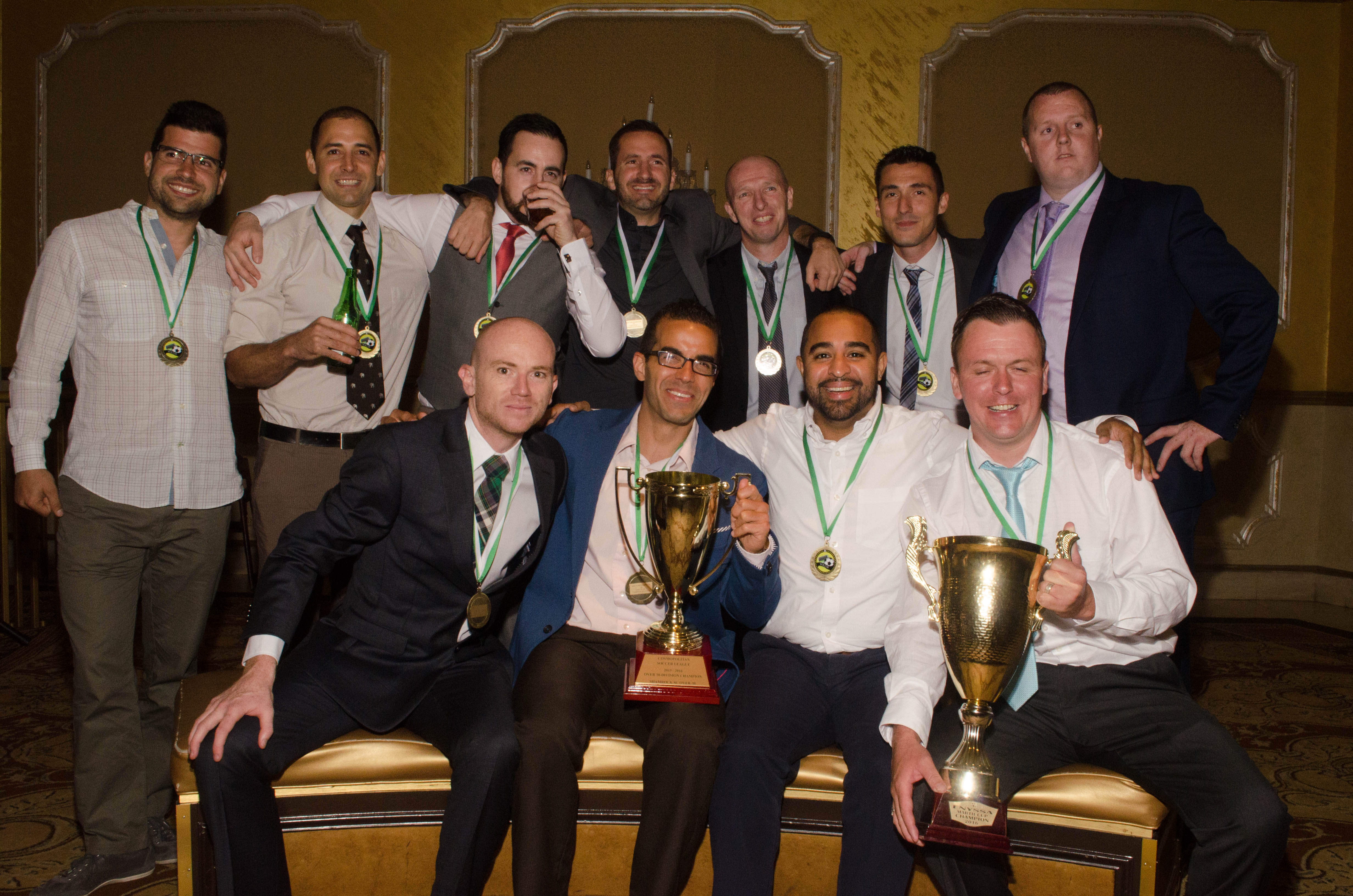 Memorable night for the club as legendary Rocks honored | NY Shamrock SC